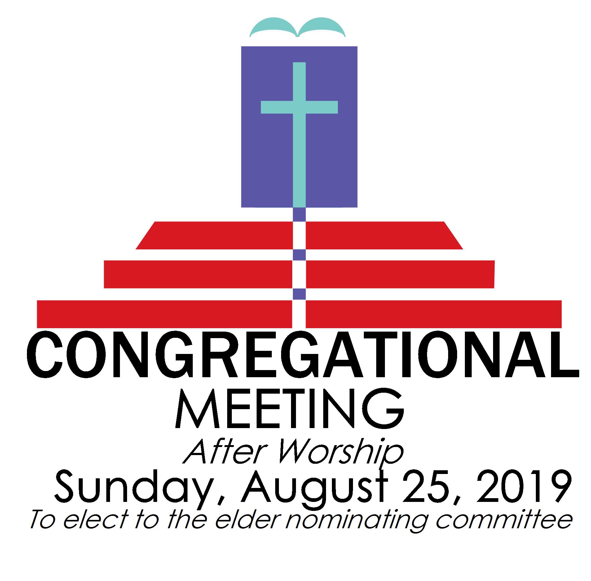 Congregational Meeting – First Presbyterian Church